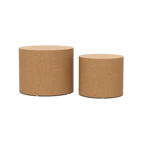 Oak Nesting Coffee Tables — Decco