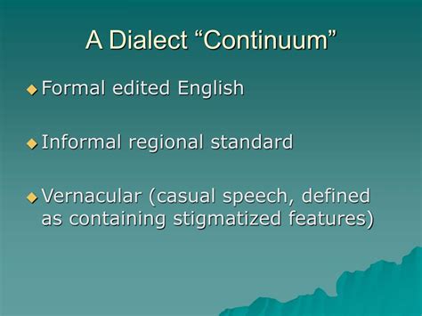 Ppt Southern American English In Alabama Powerpoint Presentation