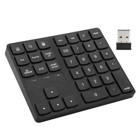 2 4g Wireless Number Pad Portable Mini Numeric Key Vicedeal