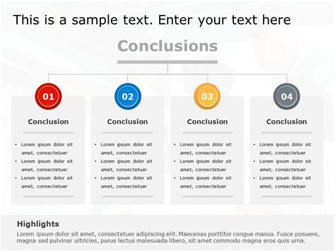 Conclusion Slide 11 Powerpoint Template