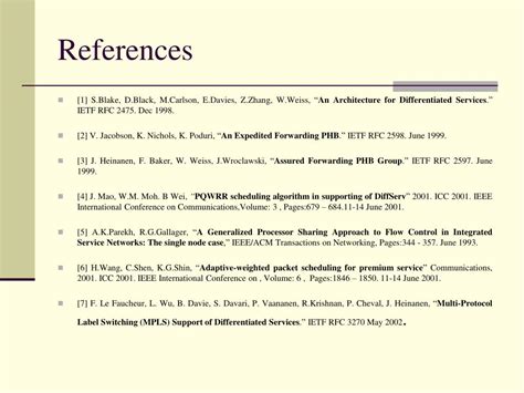 Ppt Bandwidth Management And Scheduling In Mpls Diffserv Networks Powerpoint Presentation Id