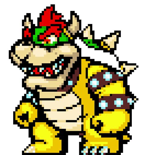 Pixel Bowser Mania 8bit Villain Returns