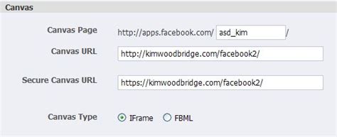 How To Add The Facebook Iframe App To The List Of Applications In The