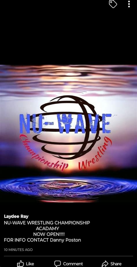 Laydee Ray Nu Wave Wrestling Championship Acadamy Now Open For Info Contact Danny Poston 10