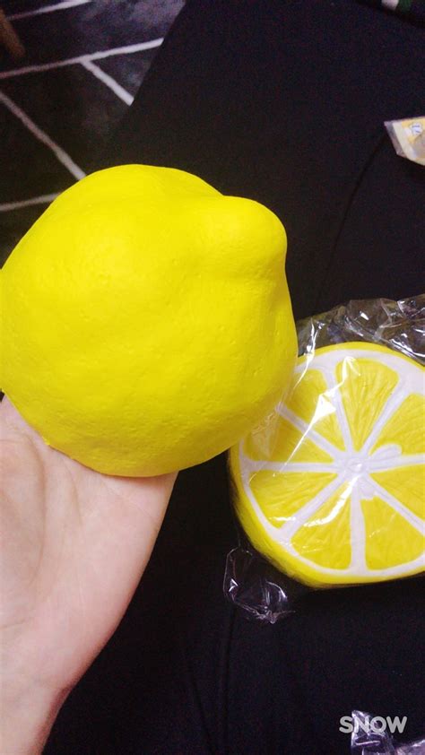 Jumbo Slow Rising Jumbo Yellow Lemon Squishy · ~squishystuff