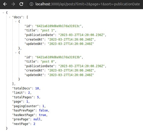 Problem With Using Pagination And Sorting By Field With Common Values Issue Payloadcms