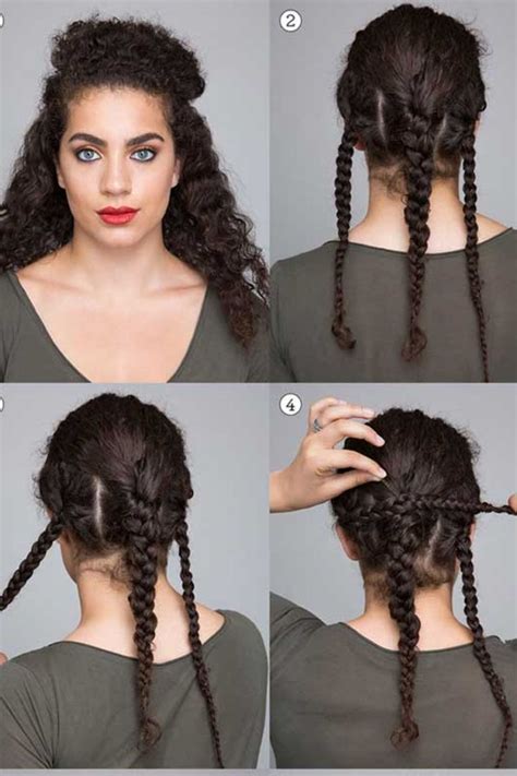 راهنمای تصویری بستن موی فر به ۷ مدل مختلف