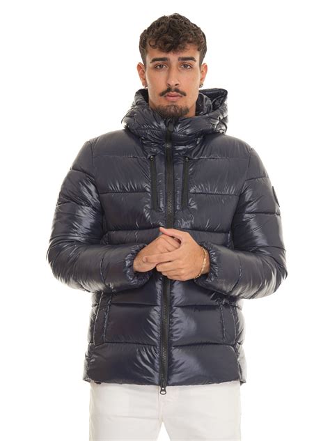 Giubbino Con Cappuccio Maxime Blu Save The Duck Uomo Scaglione Ischia