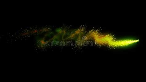 Glow Particle Stroke Trail Line Effect Animation Stock Video Video Of