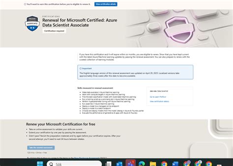 Cannot Renew Certification Microsoft Qanda