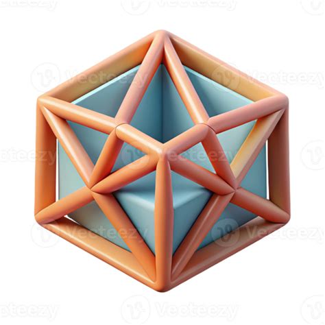 Dazzling Quintessential Abstract Geometric Shape With Intersecting Lines Clean Lines Flat