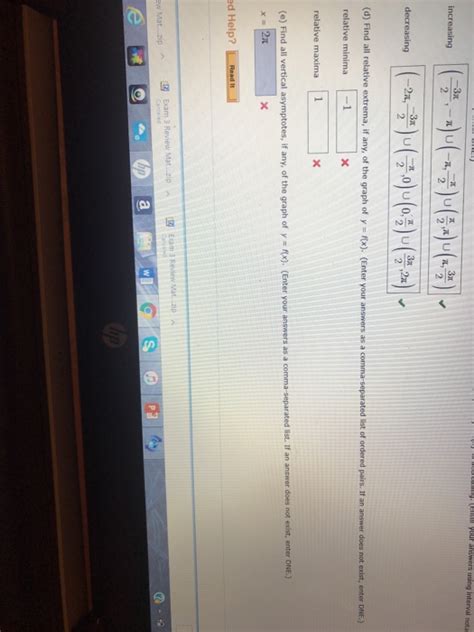 solved se the graph of the function to answer each question