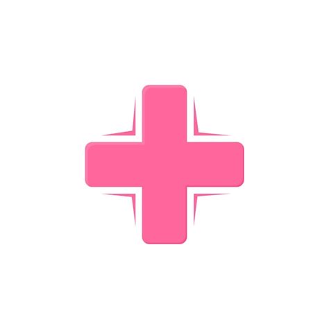premium vector plus icon flat design template vector