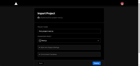 Deploy Nextjs Dengan Mudah Menggunakan Vercel By Farhan Rafly