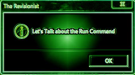 VbScript Run Command The Revisionist