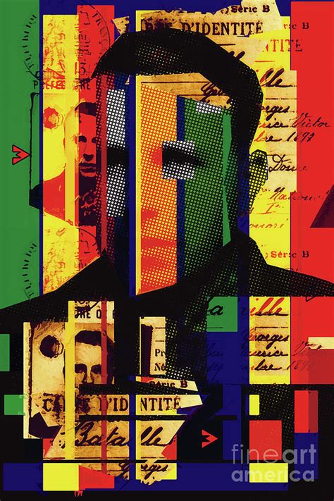 Georges Bataille Digital Art By Zoran Maslic Fine Art America