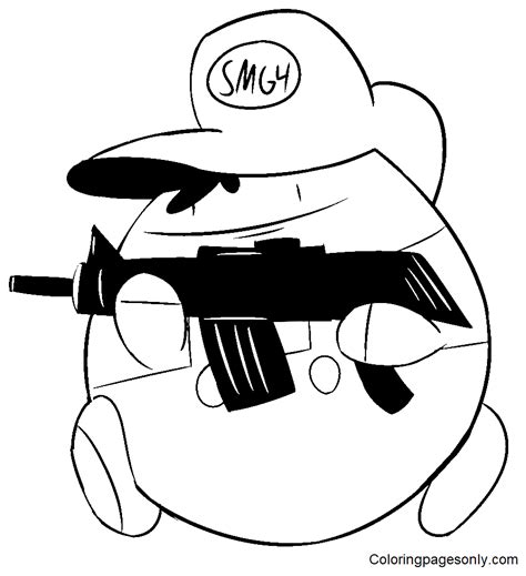 Smg4 Coloring Pages