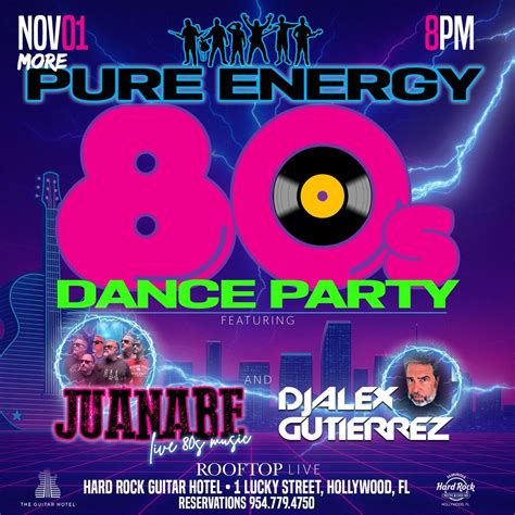 Pure Energy 80s Dance Party The Sequel Rooftop Live Hollywood 1