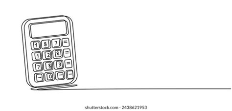 Line Drawing Calculator Images Stock Photos D Objects Vectors Shutterstock