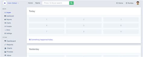 Tailwind CSS Dashboard Template Examples