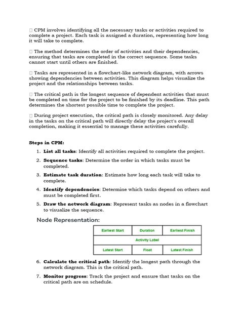 Cpm With Example Pdf