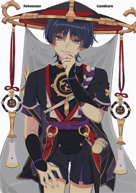 Scaramouche Genshin Impact Drawn By Nukoji Danbooru