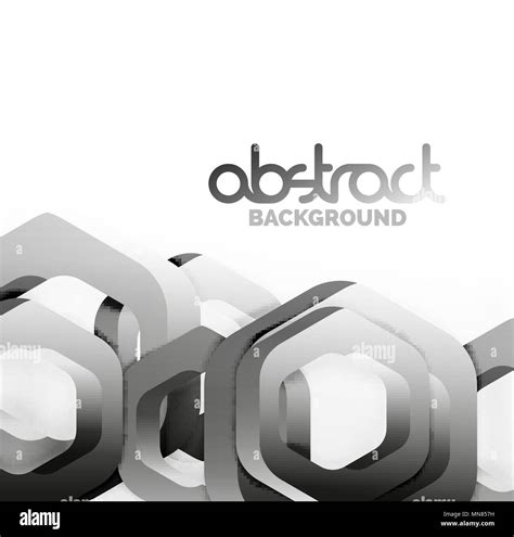 Overlapping Hexagons Design Background Overlapping Hexagons Vector Design Background Stock