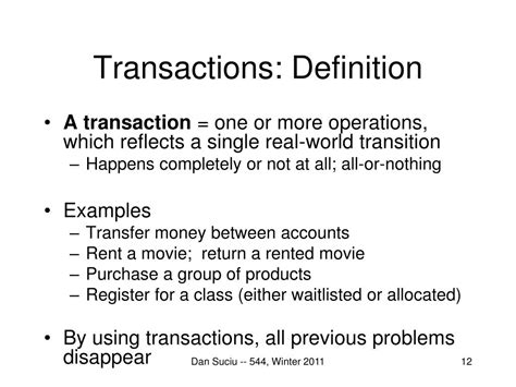 Ppt Cse544 Transactions Concurrency Control Powerpoint Presentation