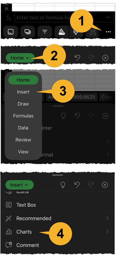 Create A Line Chart Excel Ios App