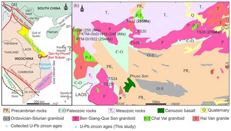 A The Geological Tectonic Framework Of Southeast Asia Together With