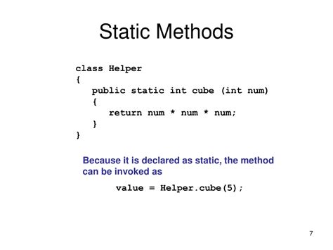 Ppt Static Class Members Wrapper Classes Autoboxing Unboxing