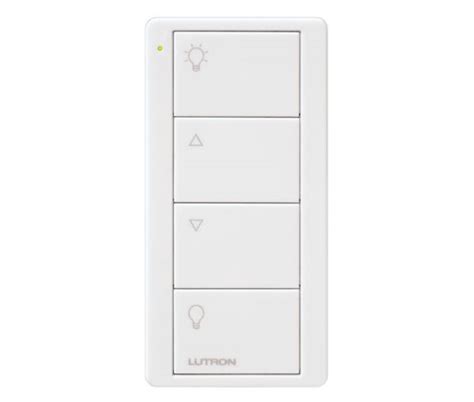 Lutron Pj2 4b Tsw L01 Pico 4 Button Raiselower Light Remote Snow