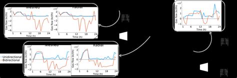 Gas Flows For Unidirectional And Bidirectional Models In The Pipelines