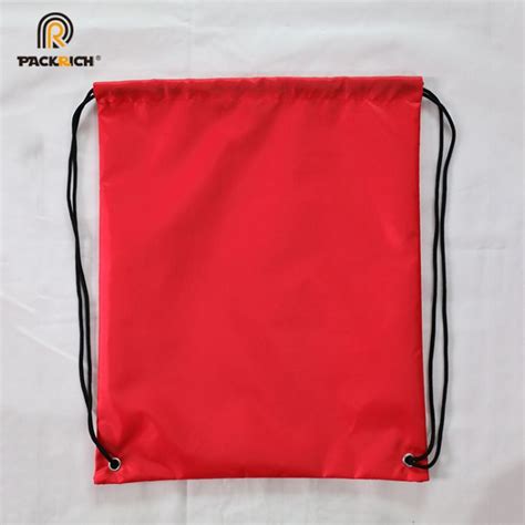 Polyester Strong Drawstring Backpack Bag Packrich