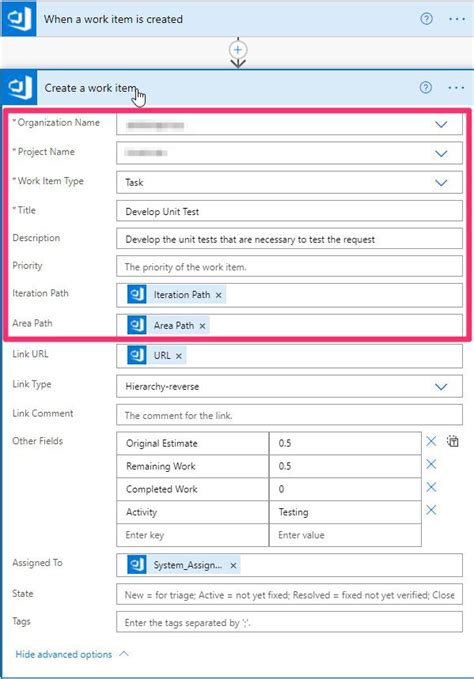 How To Create Tasks Automatically In Devops Using Power Automate