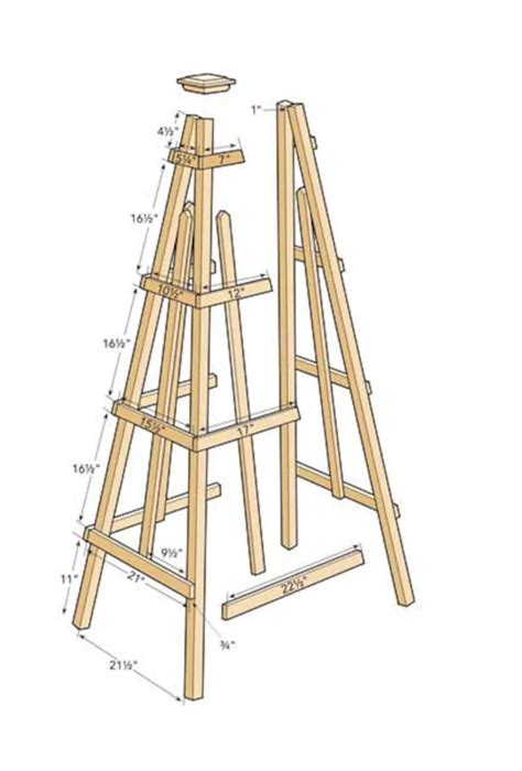 How To Build A Wooden Garden Obelisk Step By Step Artofit