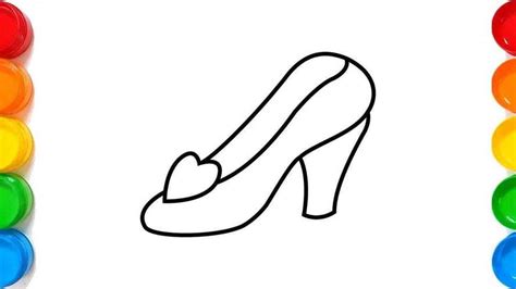 儿童画画图片大全简笔画高跟鞋 儿童画画高跟鞋的图 画趣文库（我爱生活）