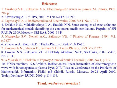 soliton like splashes of the field of electromagnetic wave under its