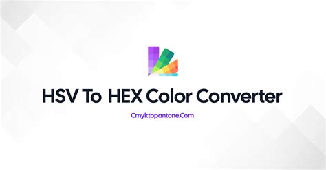 Hsv To Hex Color Converter · Cmyk Pantone