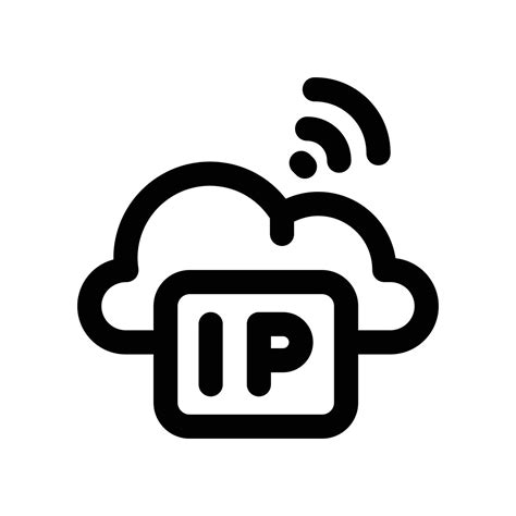 Ip Address Icon Line Icon For Your Website Mobile Presentation And