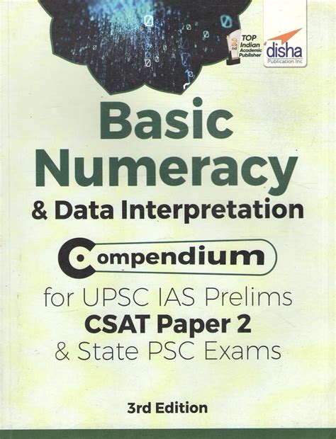 Buy BASIC NUMERACY DATE INTERPRETATION COMPENDIUM FOR UPSC IAS PRELIMS CSAT PAPER 2 STATE