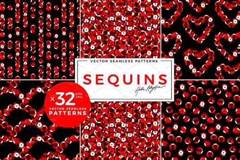 Sequins Vector Seamless Pattern Seamless Patterns Pattern Seamless