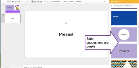 Google Slides Explore Tool Color Match Teacher Tech With Alice Keeler