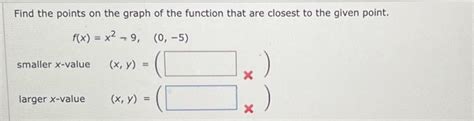 Solved Find The Points On The Graph Of The Function That Are Chegg