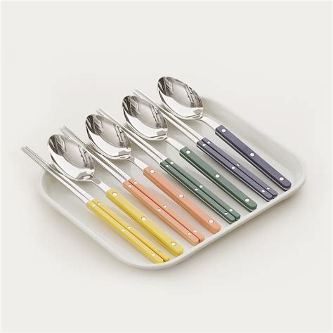 수저·커트러리세트 [딱하루 14 436원] 1 1 시에르 파르베 수저세트 총2인4p 12color 오늘의집 쇼핑