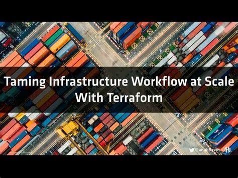 ndc conferences talk taming infrastructure workflow at scale from ndc