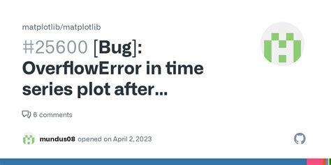 [bug] overflowerror in time series plot after frequency conversion