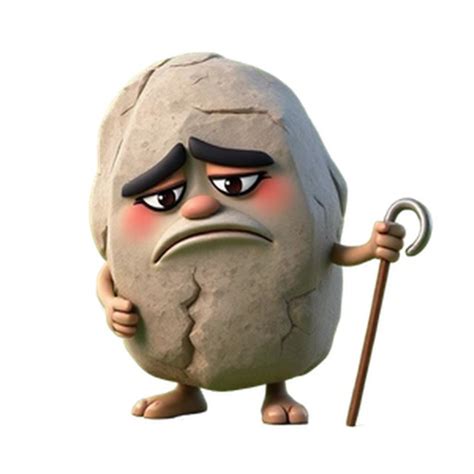 Rolling Boulder Stickers By Liping Liu