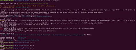 Reactjs Doesnt Work Npx Create React App My New App Typescript