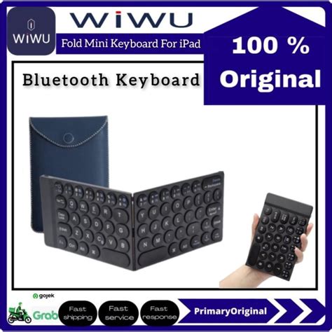 Jual Keyboard Fold Mini Keyboard Wiwu For Ipad Iphone Foldable Bluetooth Keyboard Shopee Indonesia